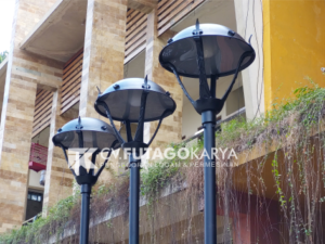 Tiang Lampu Jalan Besi Bahan Kuat dan Berkualitas - Futago Karya