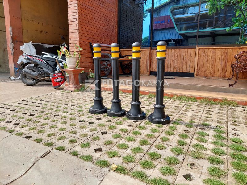 Bollard Besi Cor Pembatas Jalan untuk Keamanan Jalan - Futago Karya