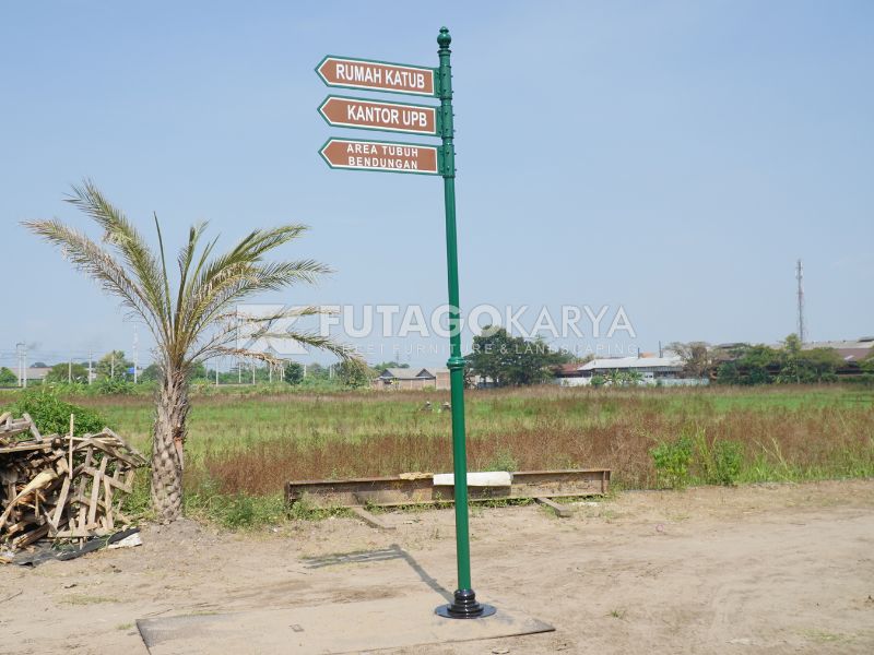 Plang Jalan Penunjuk Arah Navigasi Efektif - Futago Karya