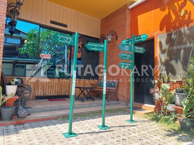 Plang Arah Penunjuk Arah yang Tepat - Futago Karya