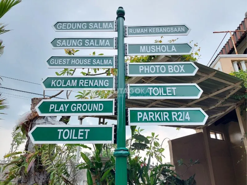 Material Tiang Papan Nama Terbaik Tahan Lama - Futago Karya