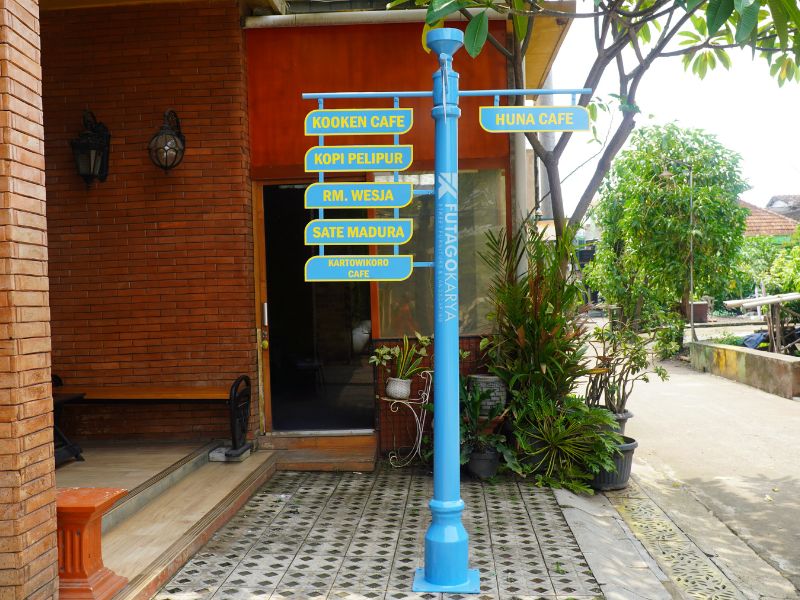 Plang Arah Wisata Penunjuk Jalan yang Representatif - Futago Karya