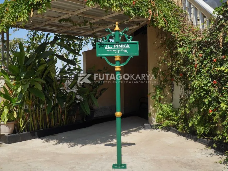 Ukuran Standar Tiang Papan Nama untuk Bisnis dan Publik - Futago Karya
