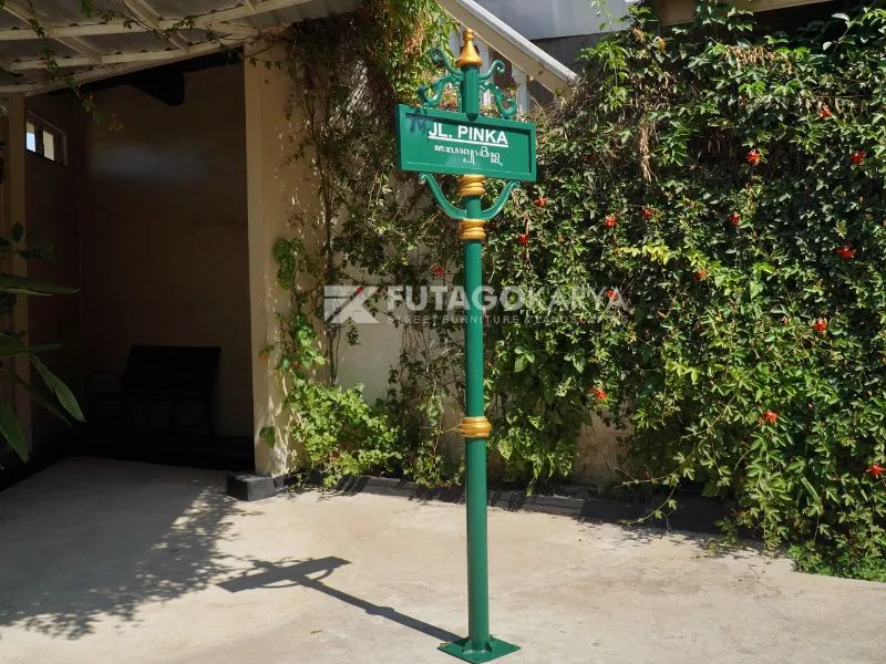 Ukuran Standar Tiang Papan Nama untuk Bisnis dan Publik - Futago Karya